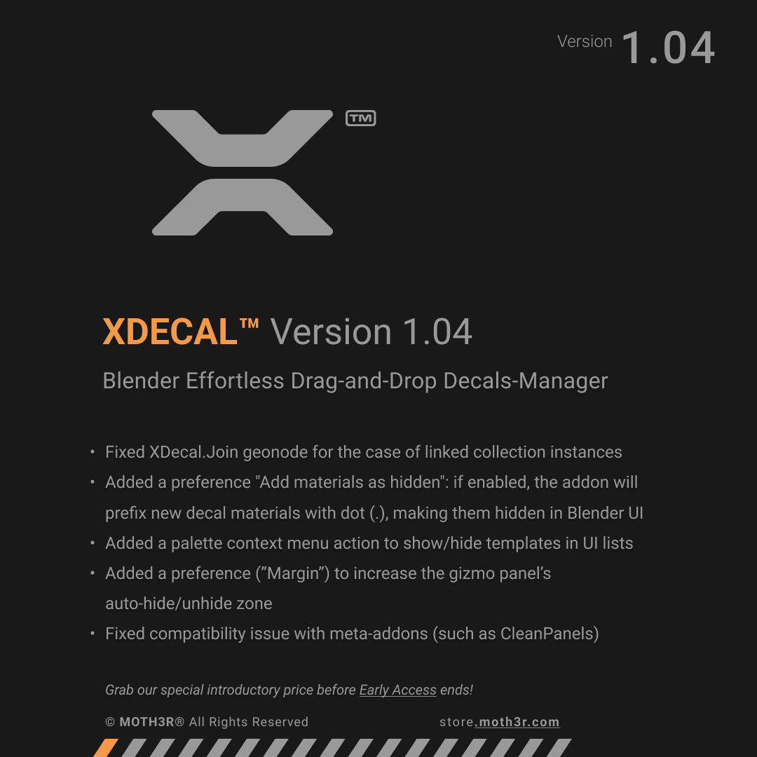 XDECAL™ (Effortless Drag-and-Drop Decals-Manager for Blender ...