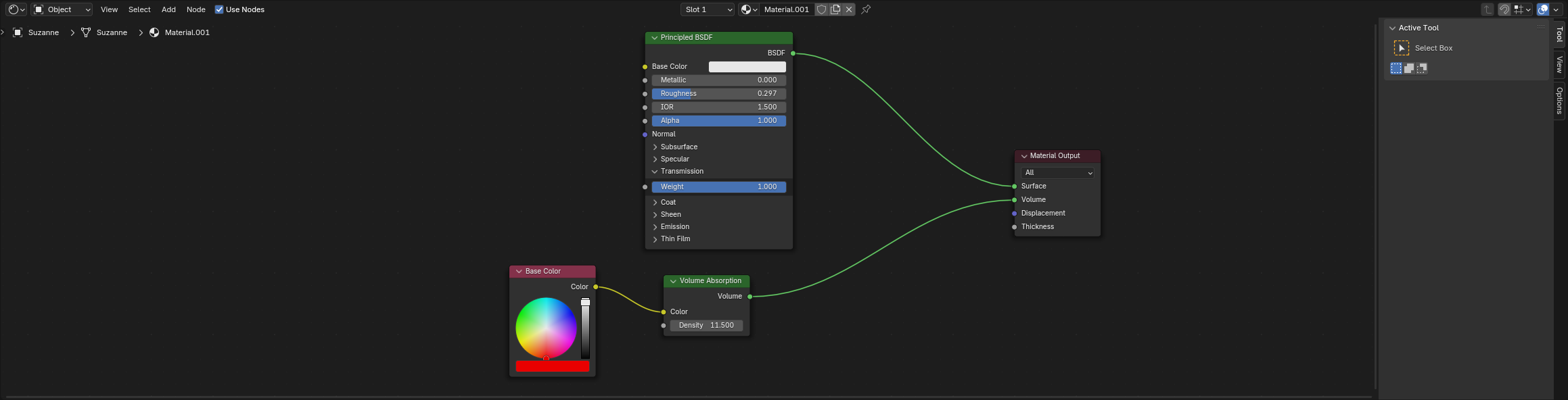 How do I create a transparent shader that get darker with thickness ...