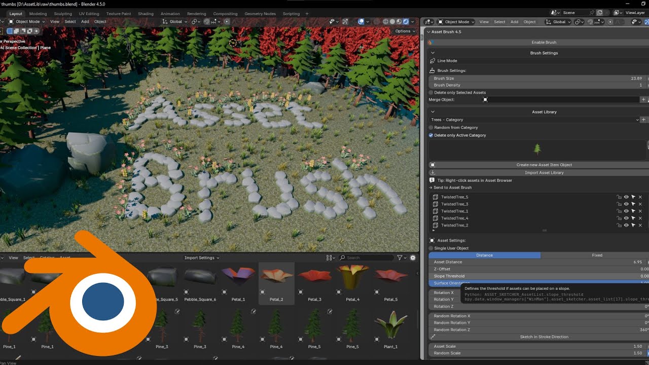 Asset Brush — A New Meta for Scene Building in Blender (Successor to ...