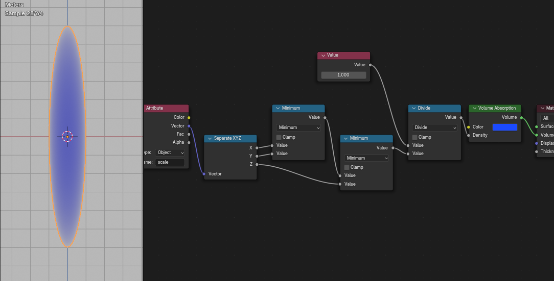 Volume Absorption Density Changes with Object Scale in Blender ...