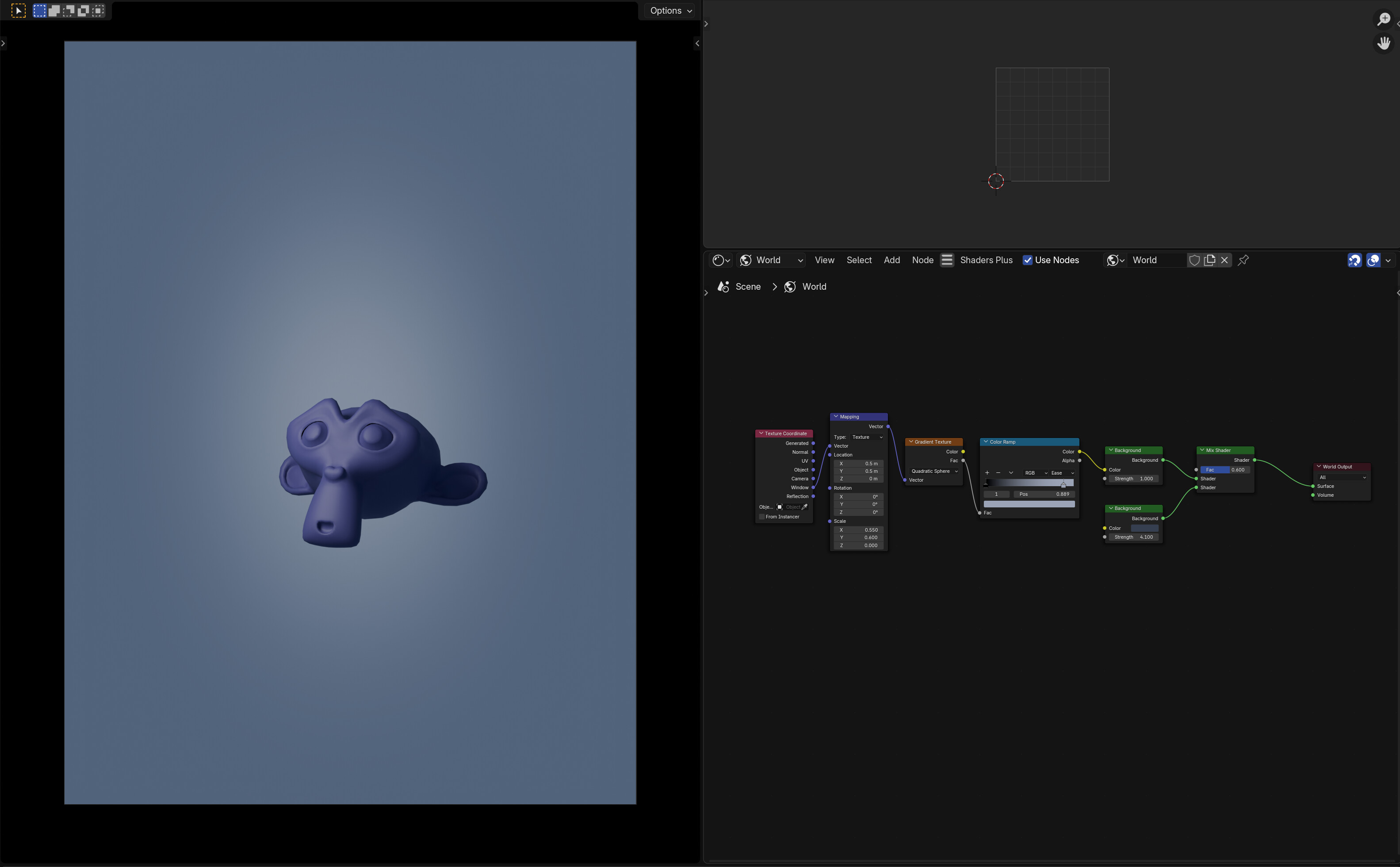 How can I make this 3DS MAX background in Blender 4.1? - Lighting and ...