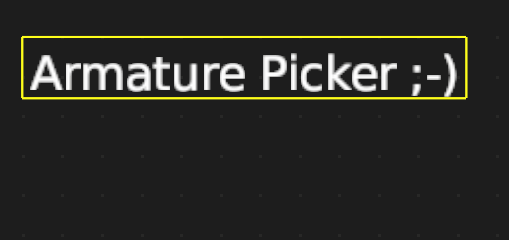 Armature Picker - Released Scripts and Themes - Blender Artists Community